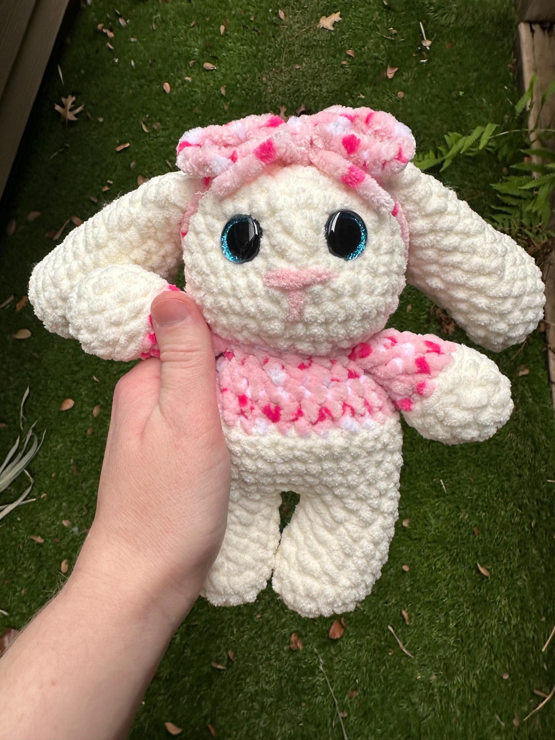 Snowball the Bunny Crochet Plushie - Etsy