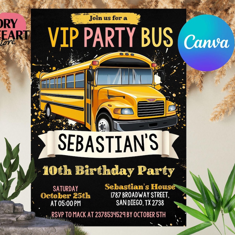 Magic School Bus Party - Etsy