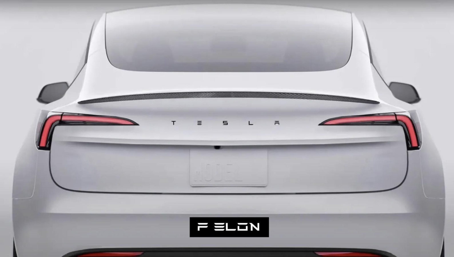 F Elon Bumper Sticker for Tesla black With White - Etsy