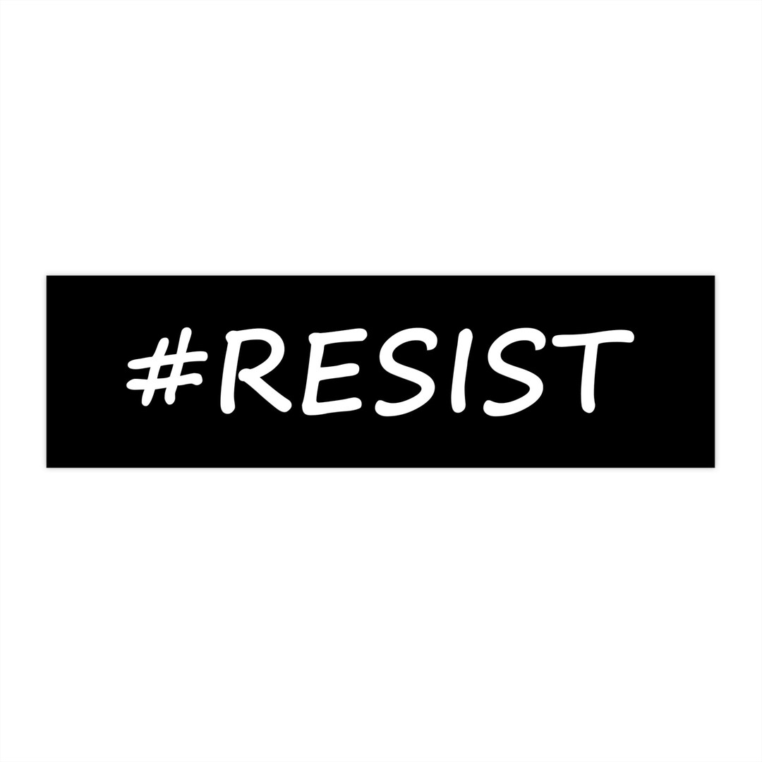 RESIST Bumper Sticker - Protest Bumper Sticker - Stand up for FREEDOM ...
