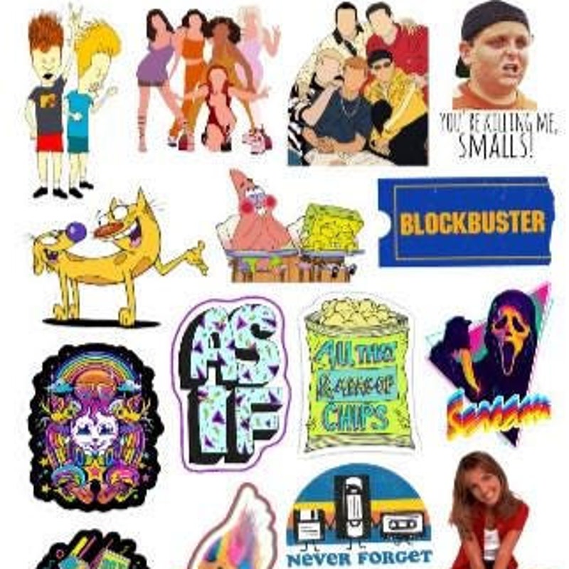 90s Stickers - Etsy