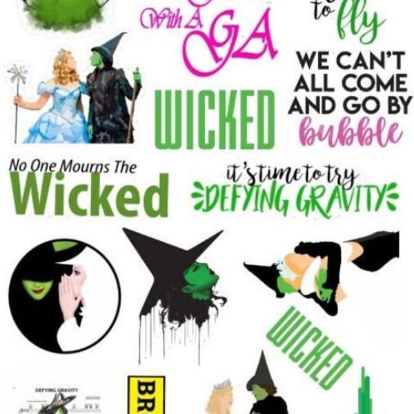 Wicked Stickers - Etsy