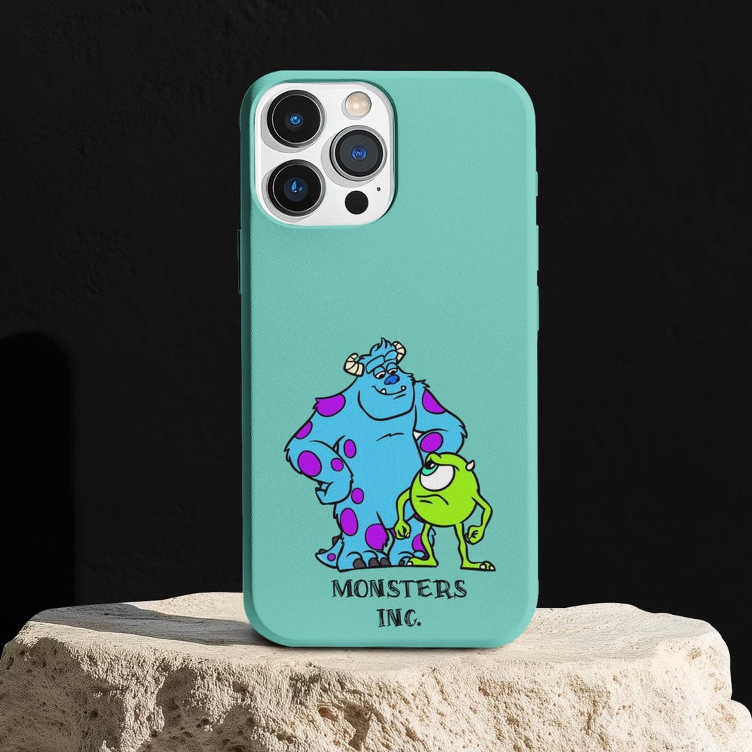 Monsters Inc Cartoon Character Phone Case, iPhone 16 15 14 13 12 ...