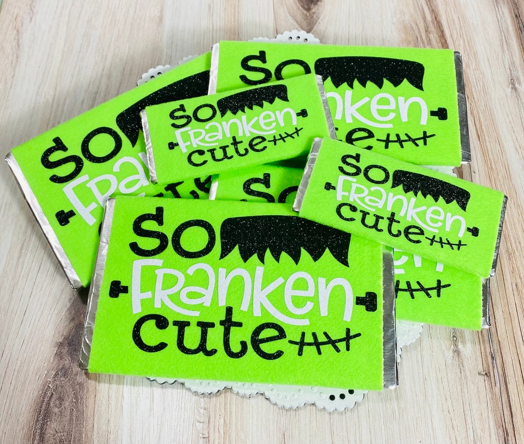 Fake Halloween Candy Bar: Frankenstein Decor, Tiered Tray Ornament - Etsy