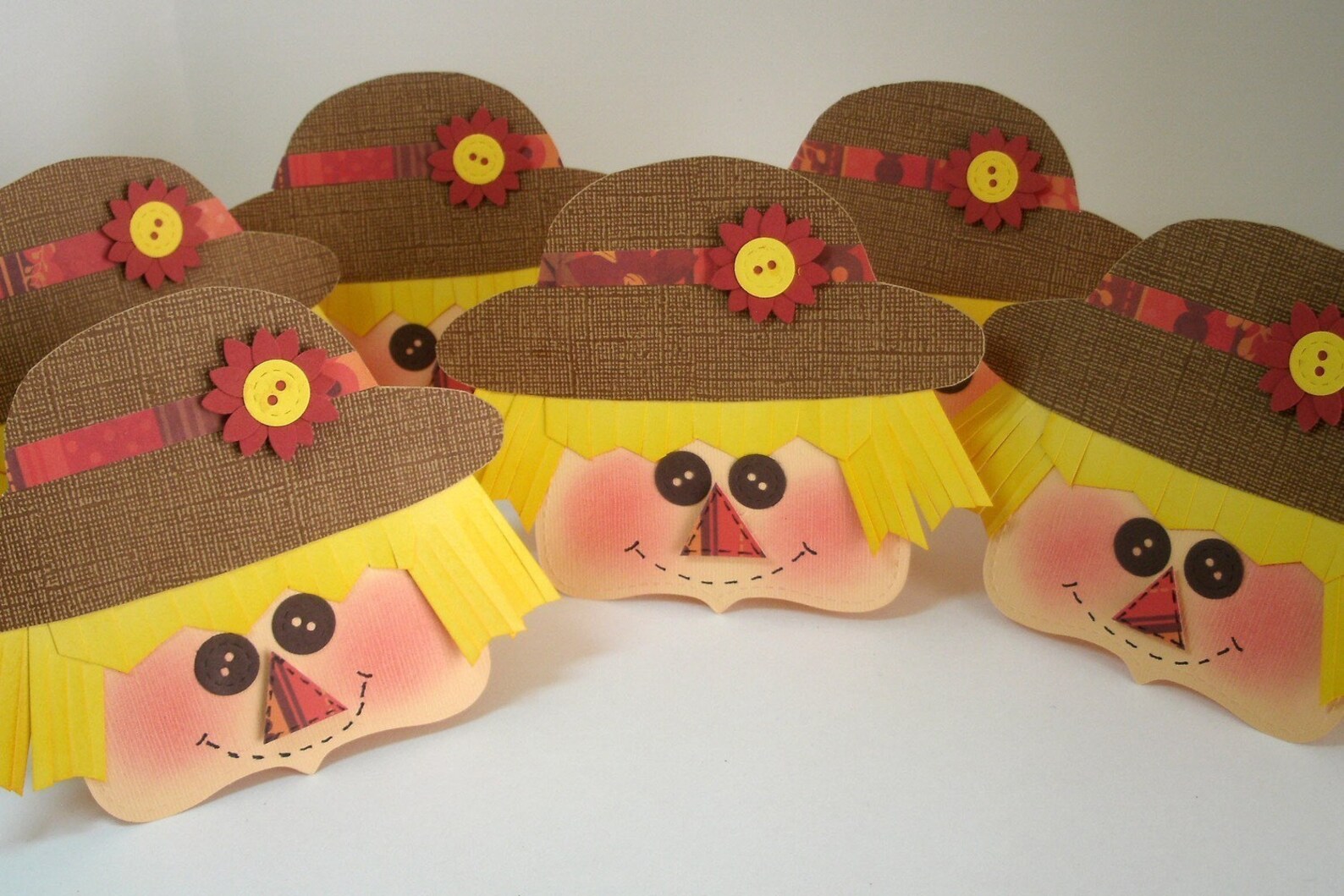 Fall Scarecrow Treat Toppers | Etsy