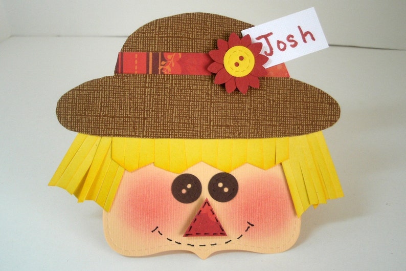 Fall Scarecrow Treat Toppers | Etsy