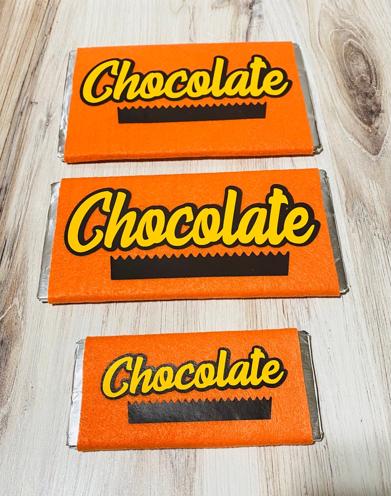 Fake Chocolate Bar: Felt Food Prop, Tier Tray Decor - Etsy