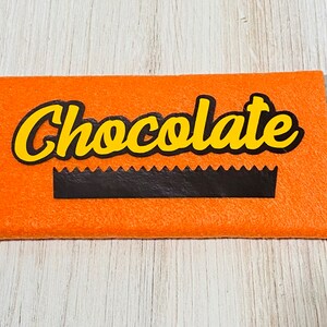 Fake Chocolate Bar: Felt Food Prop, Tier Tray Decor - Etsy