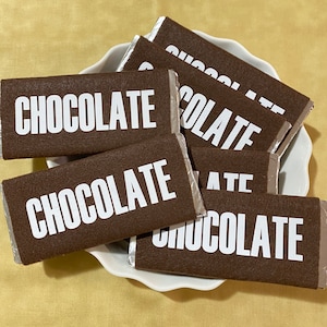Fake Chocolate Bar: Medium Faux Candy, Tier Tray Decor (4x8 Inches) - Etsy