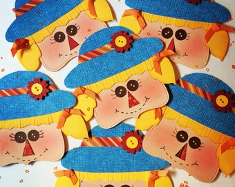 Fall Scarecrow Treat Toppers | Etsy