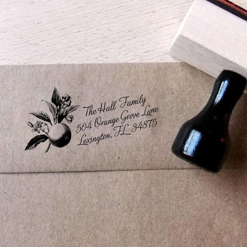 Custom Address Stamp - Etsy