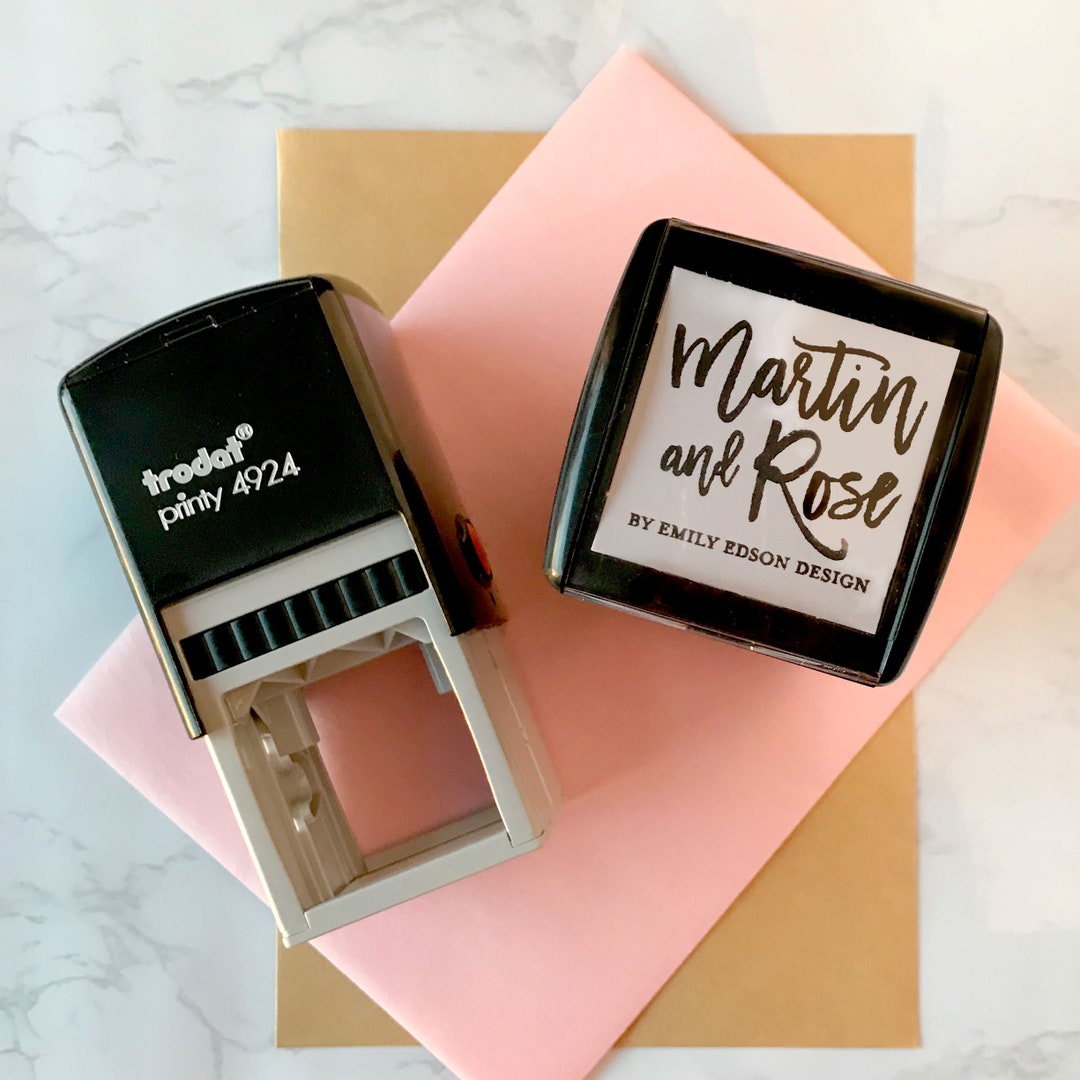 Custom Logo Stamp Personalized Stamp Custom Stamp Wedding - Etsy