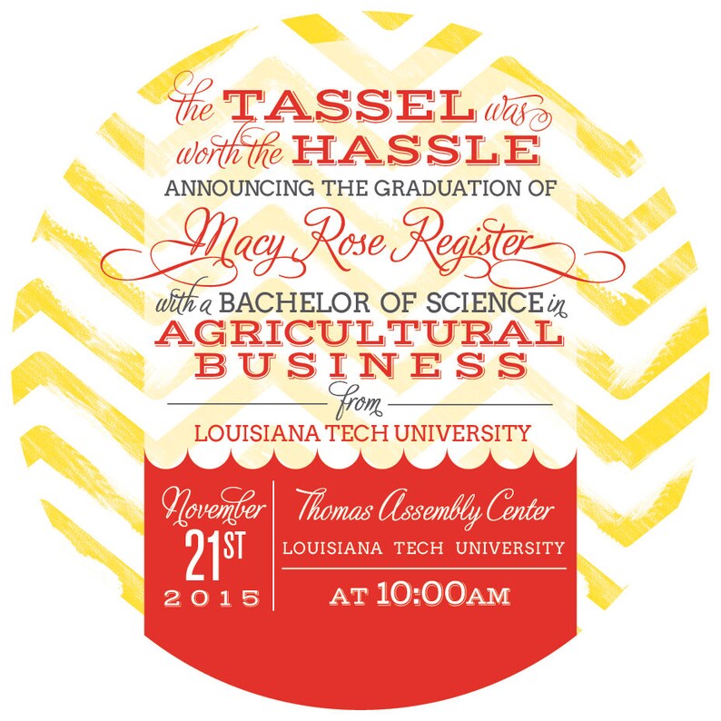 Graduation Invite Custom Printable PDF Circle Invitation - Etsy