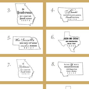 Minnesota Address Stamp - Custom Return State Address Stamp, Wood ...