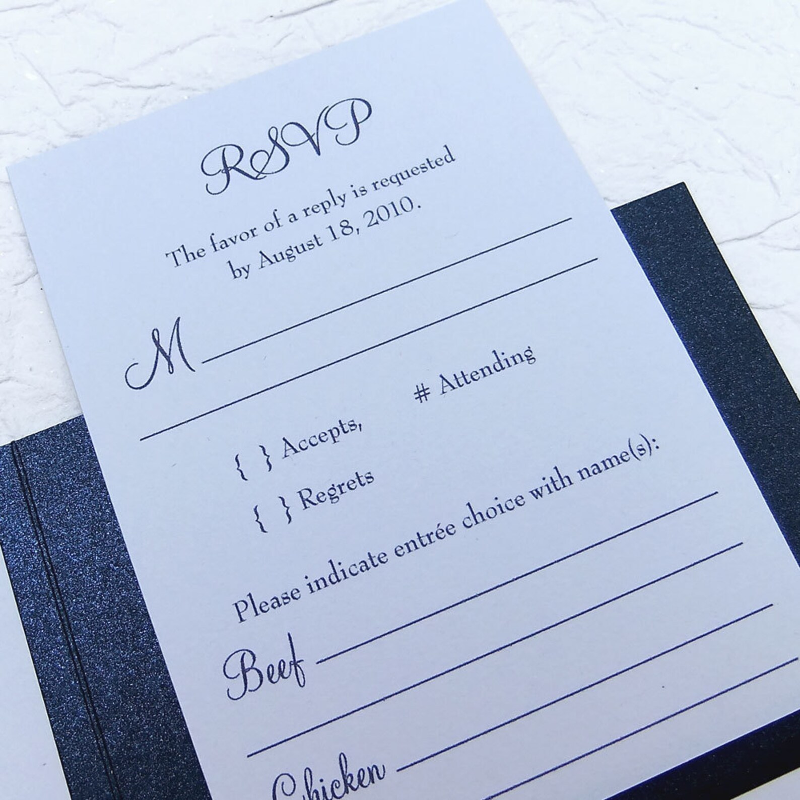 Pocketfold Wedding Invitation Classic Wedding Invite Basic - Etsy