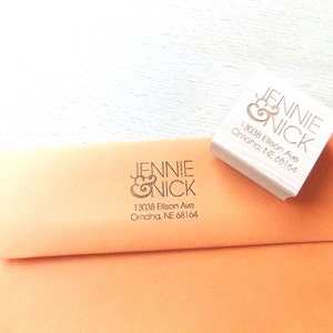 Custom Return Address Stamp – Large Name Address Stamp - Personalized ...