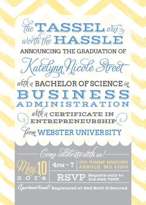 Graduation Invite Custom Printable PDF Circle Invitation - Etsy
