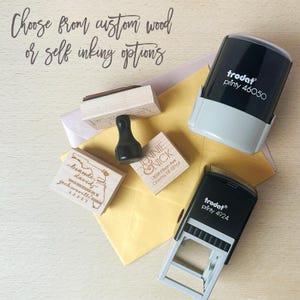 Michigan Address Stamp – Custom Return State Address Stamp - Wood ...