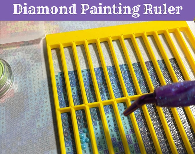 Diamond Painting Ruler, Use With Round or Square Drills, Diamond Art ...