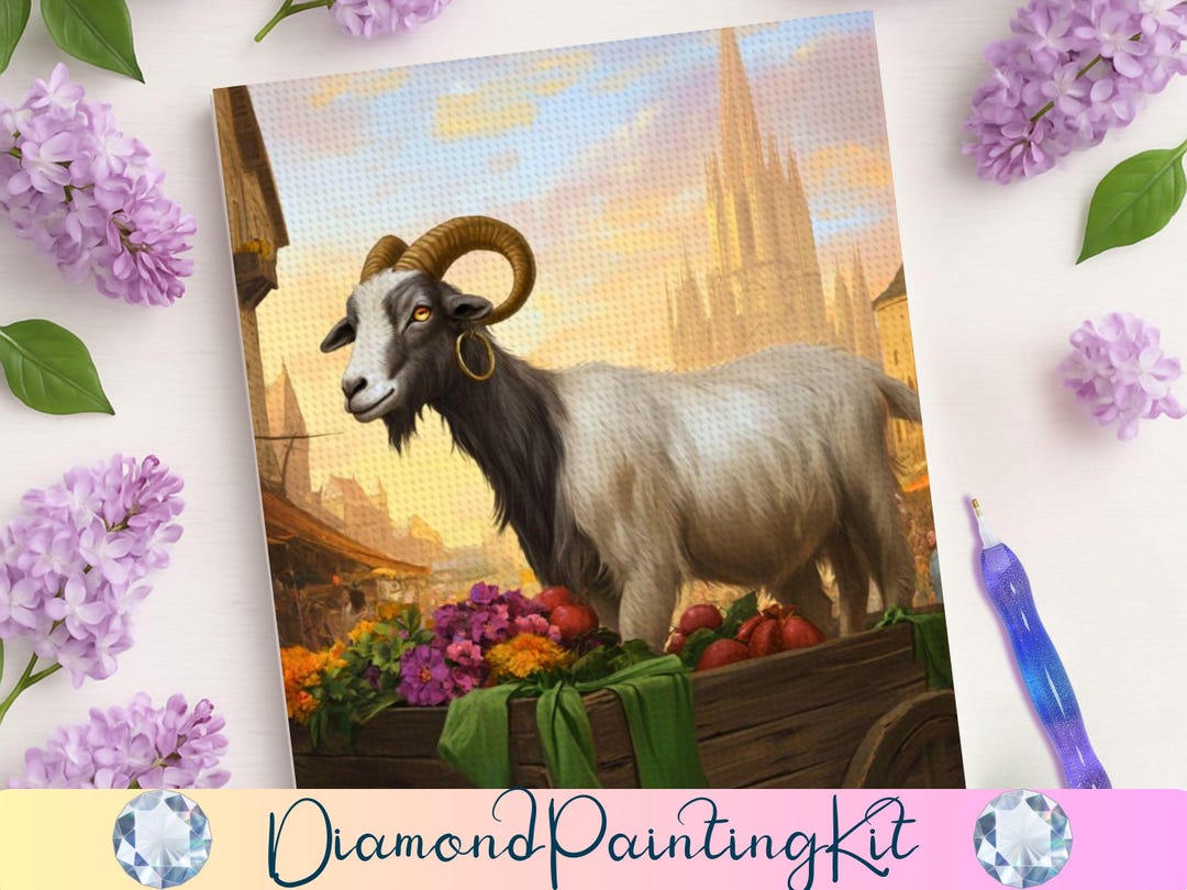 Djali Goat Diamond Painting Kit: Hunchback of Notre Dame DIY Art - Etsy