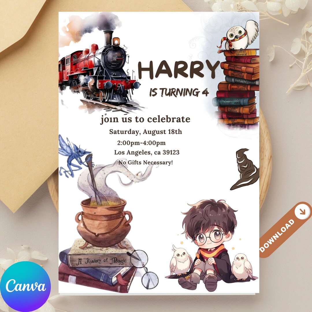 Editable Personal Birthday Party Digital Invitation, Template Invites ...