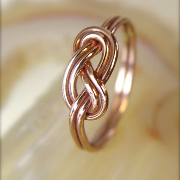Figure 8 Knot Ring - Etsy