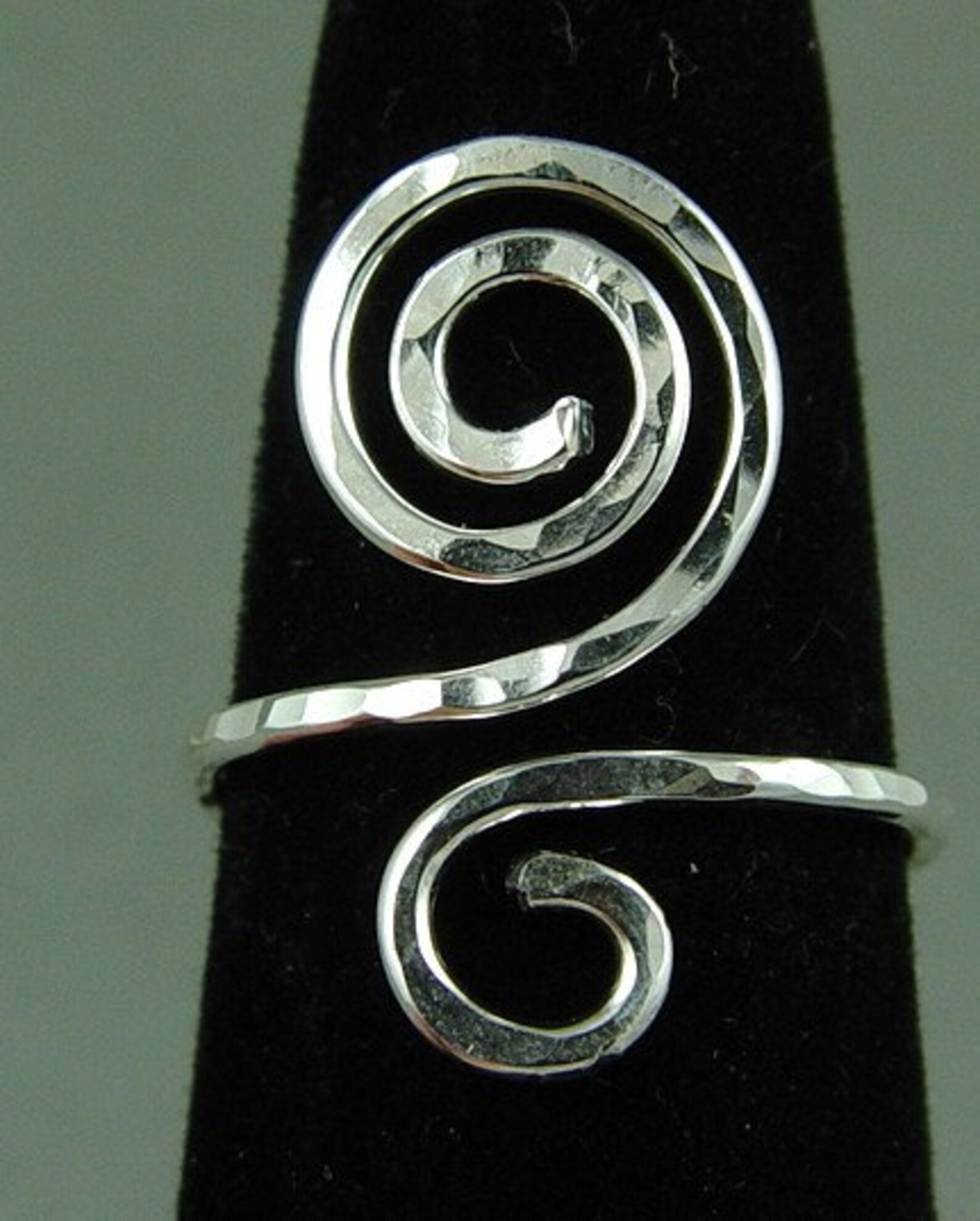 Silver Labyrinth Ring / Celtic Ring / Sacred Spiral Ring / | Etsy