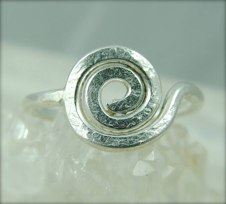 Sacred Spiral Ring / Celtic Ring / Sterling Silver Ring / - Etsy