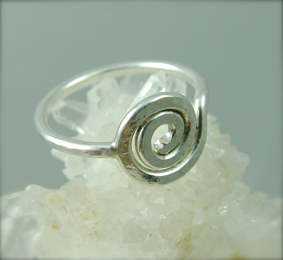Sacred Spiral Ring / Celtic Ring / Sterling Silver Ring / Celtic Ring ...