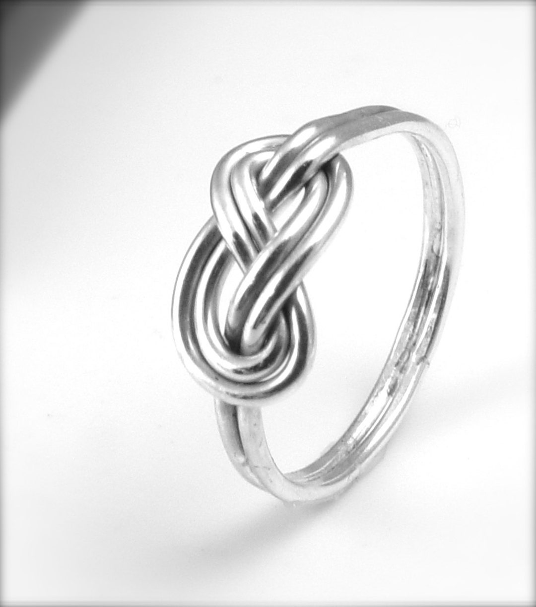 Climbing Knot Engagement Ring / Celtic Knot Ring / Climbing Knot Ring ...