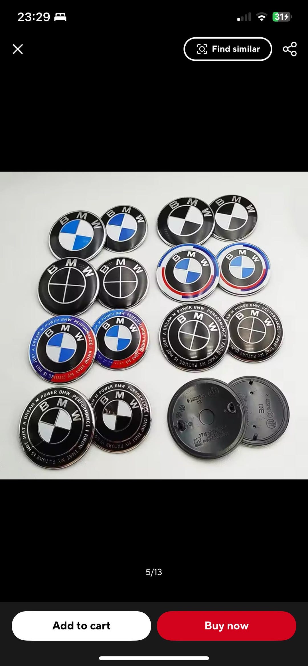 BMW Front Back Emblem 74mm 82mm BMW Hood Emblem Car Front Bonnet Logo Trunk Cover Badge for BMW ...