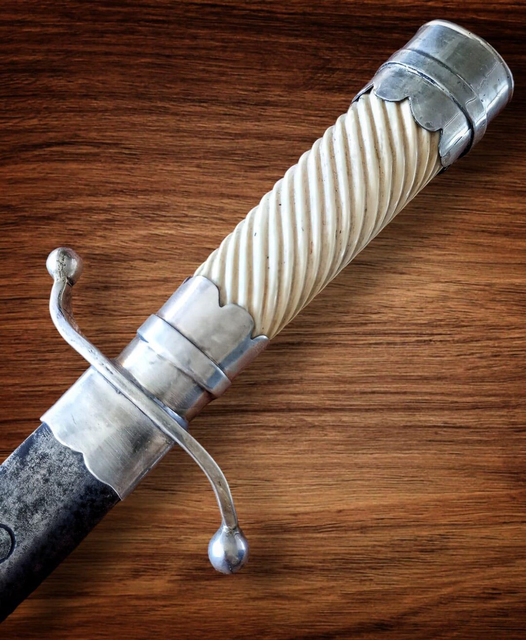 Argentine Caronero (short Sword). Silver Hilt Blade From the 18th ...