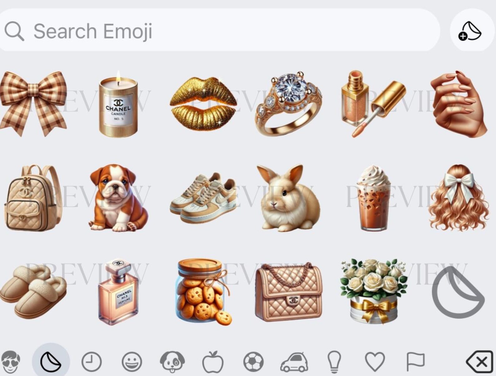 60+ Luxury Emoji Sticker Pack | Ios18 Black Emoji Stickers | Aesthetic ...