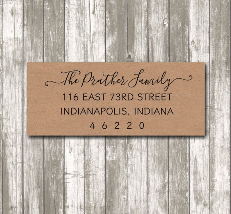 2x4 Custom Individual Guest Address Labels 10 - Etsy