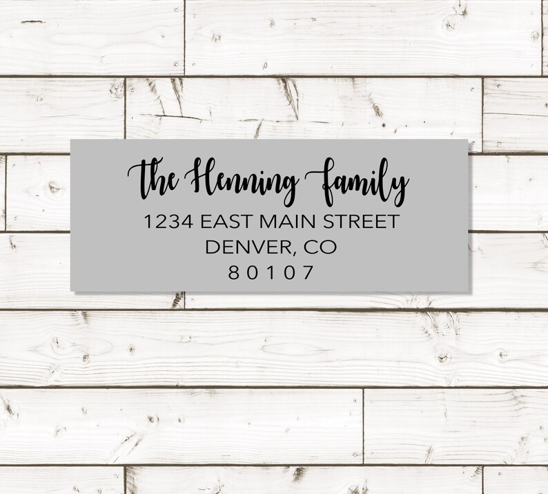 2x4 Custom Individual Guest Address Labels 10 - Etsy