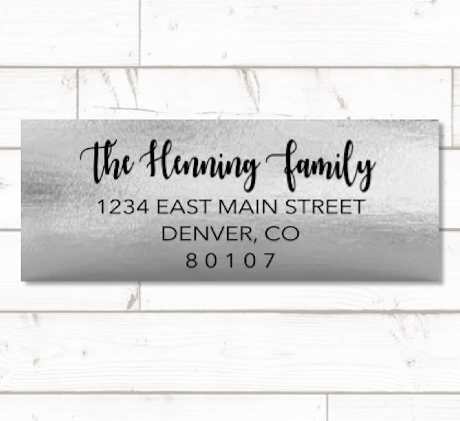 Guest Address Labels, Printed - Custom Individual Guest Address Labels ...