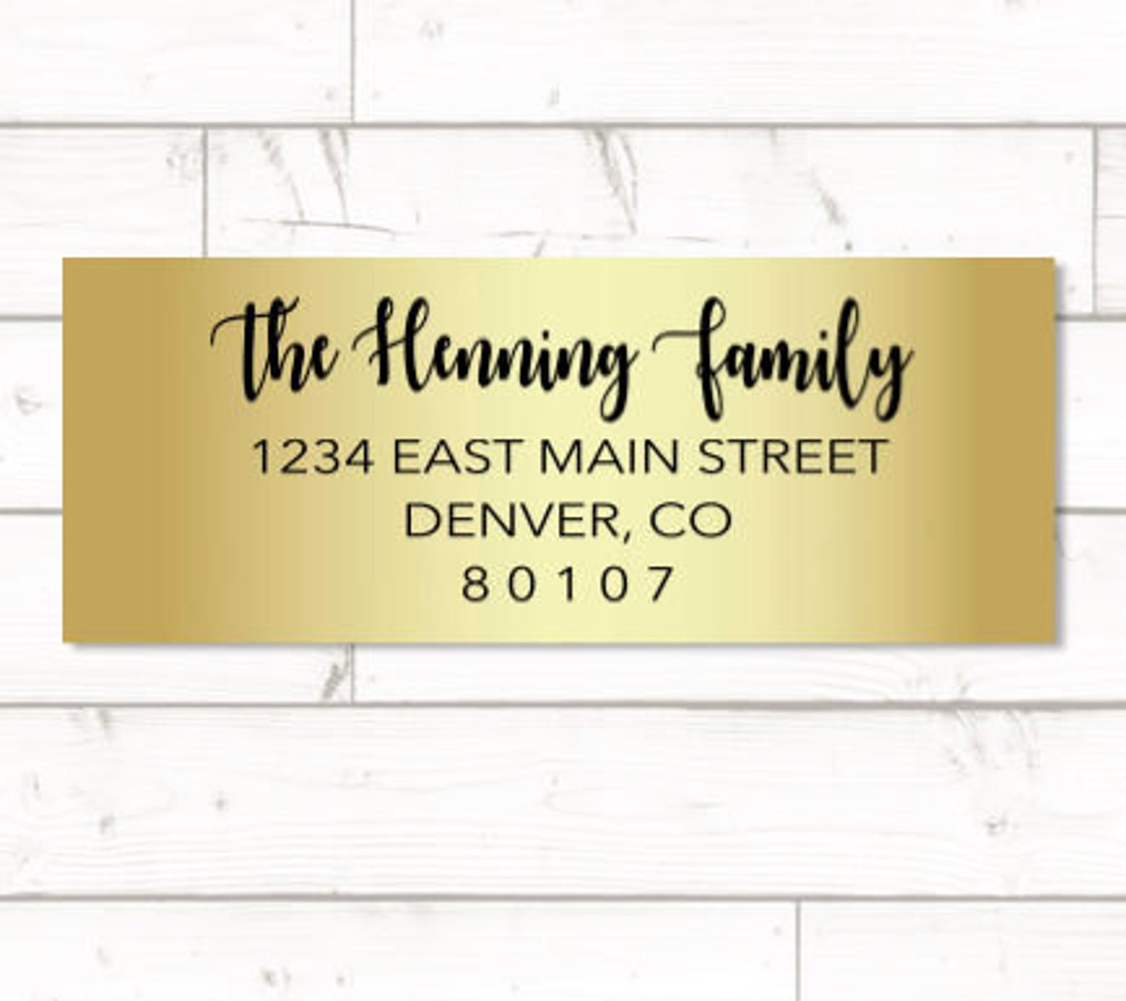 Guest Address Labels, Printed - Custom Individual Guest Address Labels ...