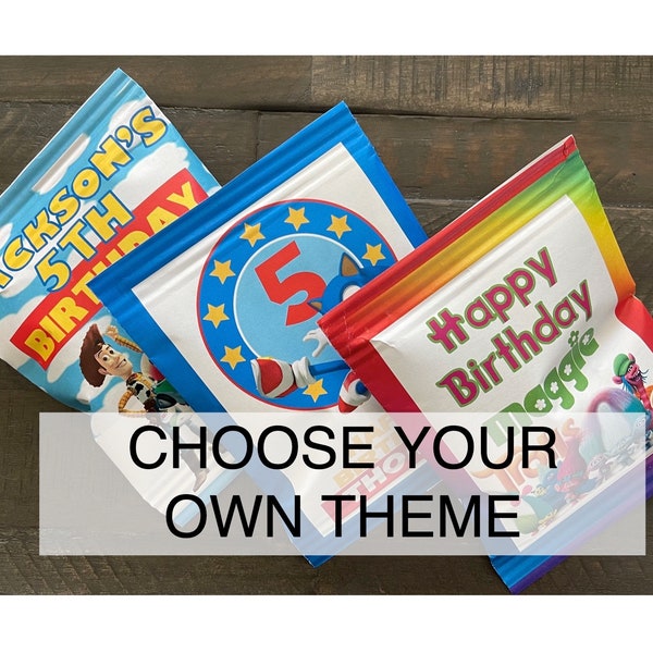 Custom Chip Bags - Etsy