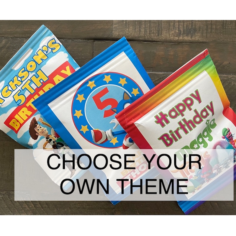 Custom Chip Bags - Etsy