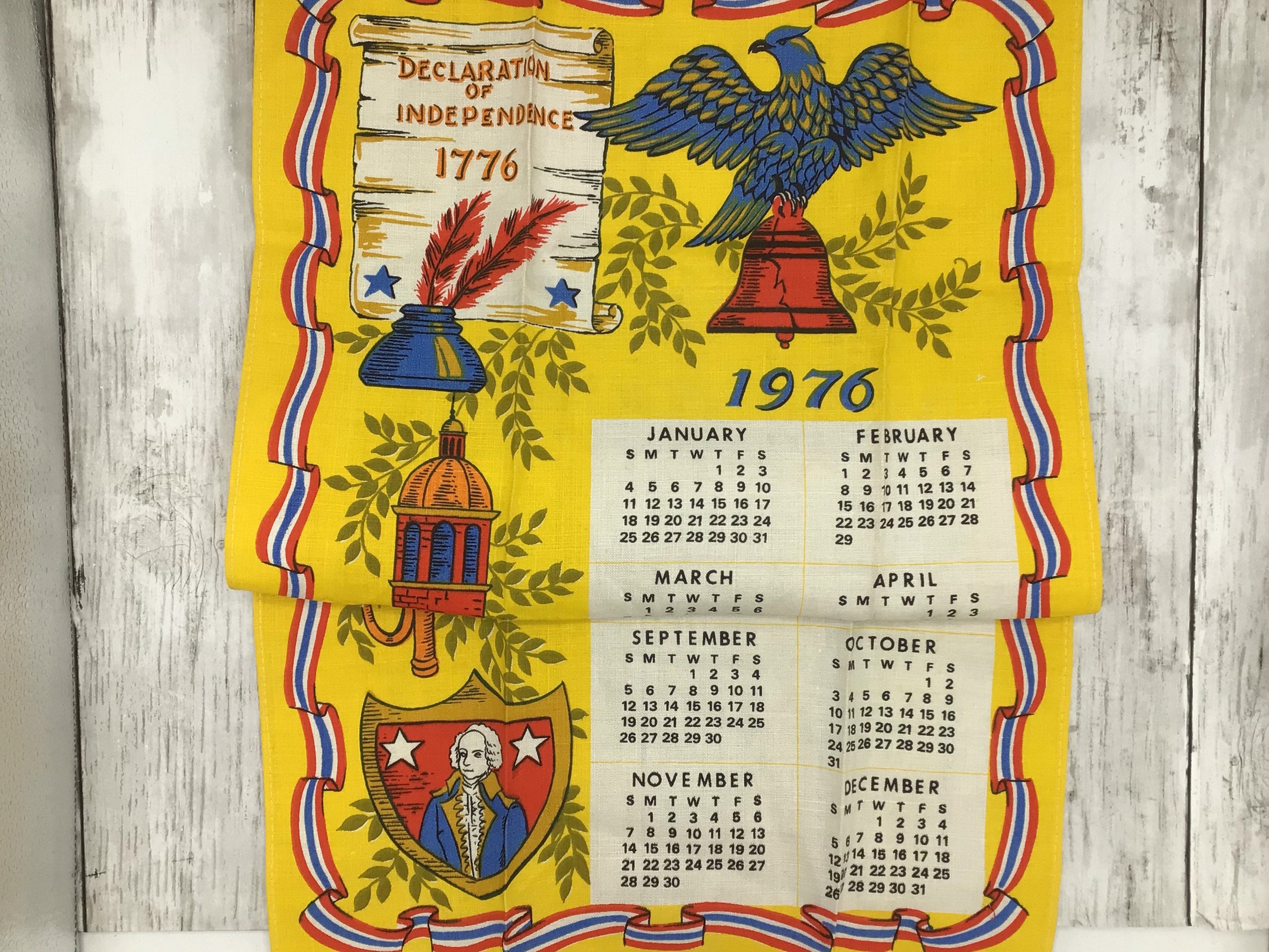 Vintage Kitchen Calendar Towels 1960s Calendar Towels 70s - Etsy