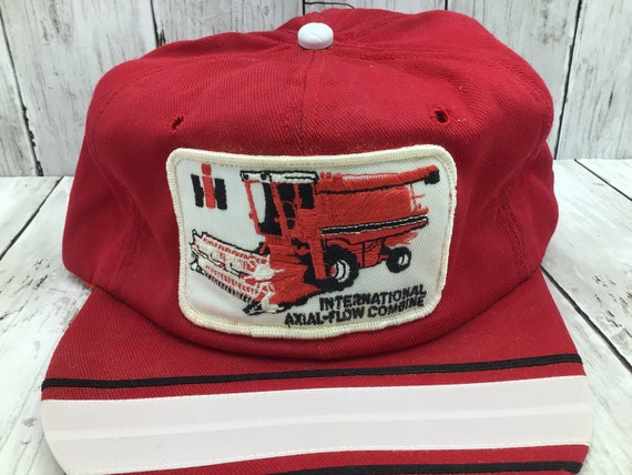 Vintage IH Farmers Hat, 1970s IH Axial Flow Combine F… - Gem