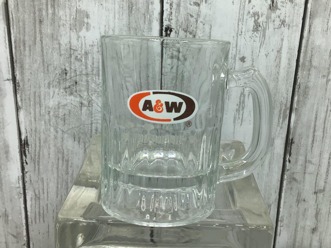 Vintage Mini A&W Mug, Rootbeer Mug, 3” Glass AW Mug, Vintage Glassware ...