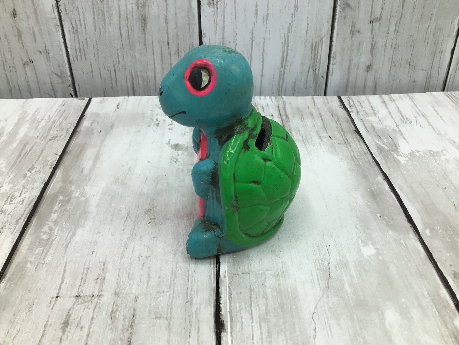Vintage 1960s Turtle Bank Vintage Japan Chalkware Turtle - Etsy