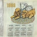 Vintage Kitchen Calendar Towels 1960s Calendar Towels 70s - Etsy