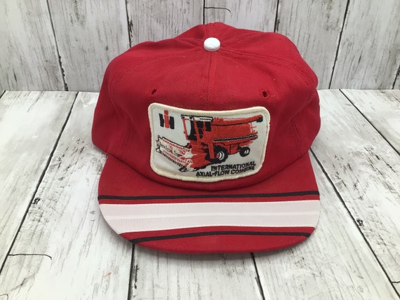 Vintage IH Farmers Hat, 1970s IH Axial Flow Combine F… - Gem