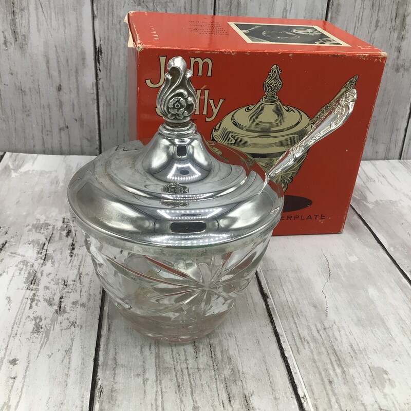 Vintage Jam Jar - Etsy