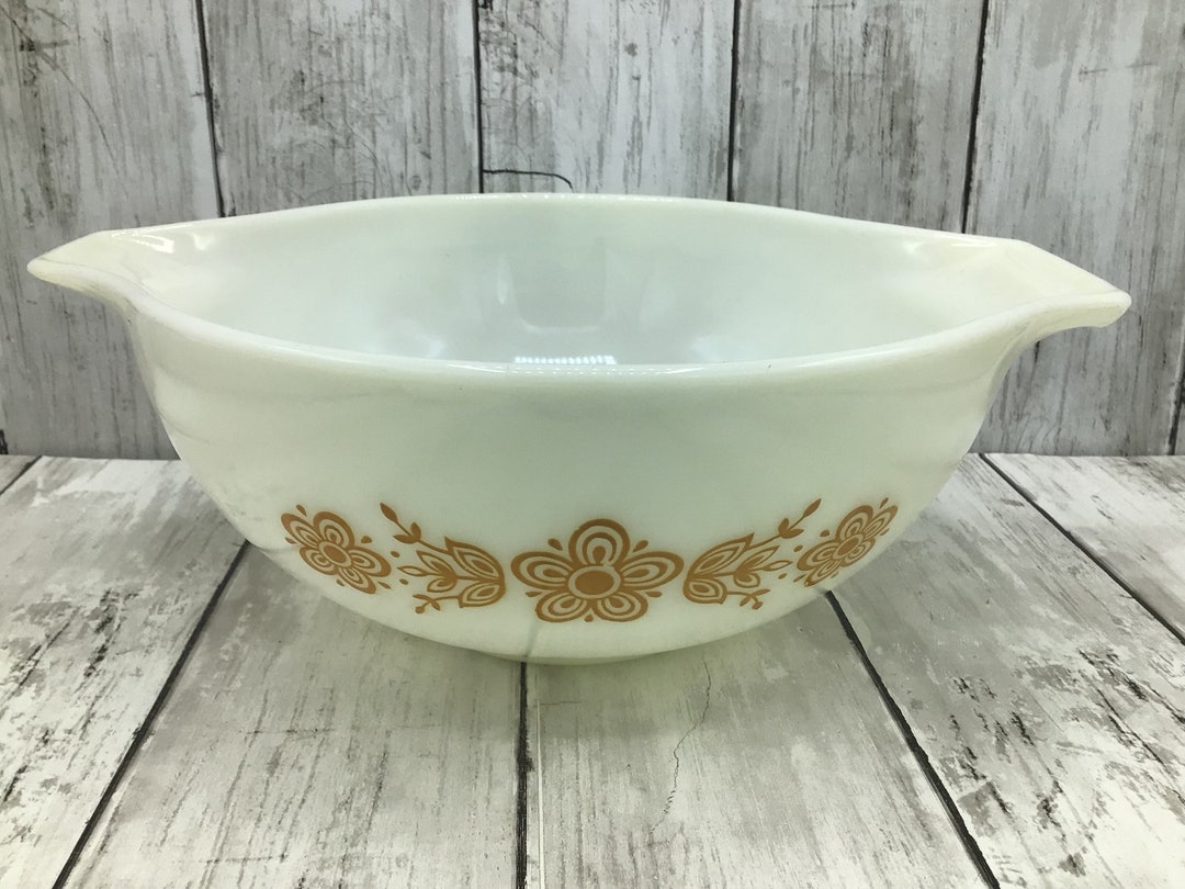 Pyrex Butterfly Gold Cinderella Bowl Choice, Pyrex 441 Mixing Bowl ...