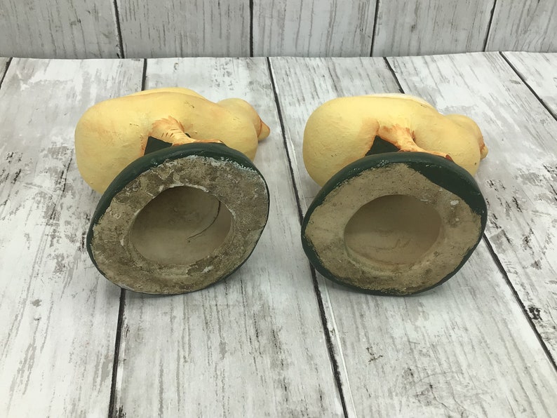 Vintage Painted Chicks, Pair of Pottery Chicks, Spring Decor, Vintage ...