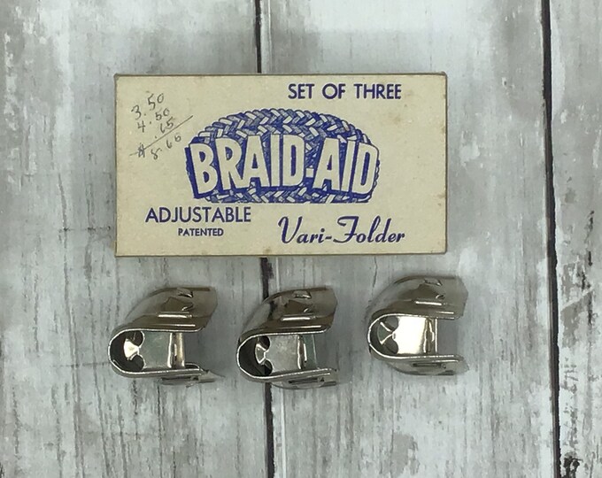 Braid Aid Adjustable Vari-folder, Rug Braiding Tools Set of 3 ...