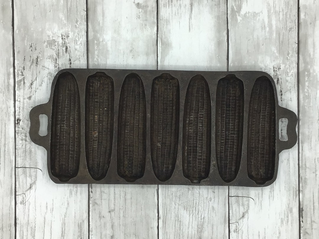 Cast Iron Corn Stick Pan, Vintage Cornbread Pan, Birmingham Stove Range ...